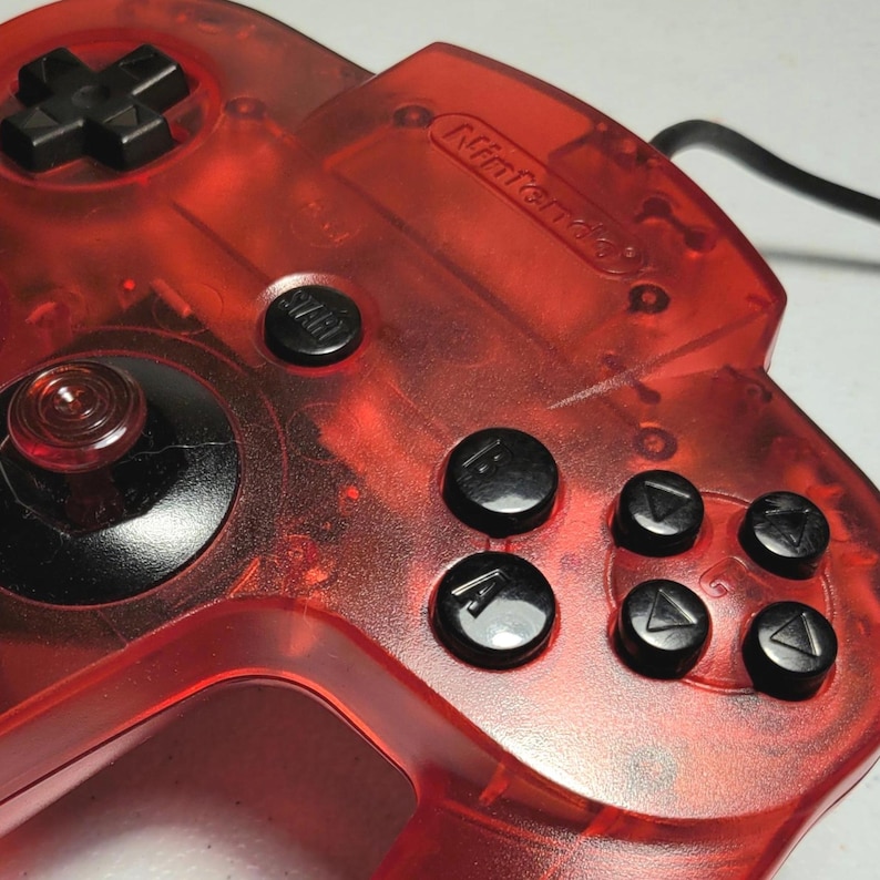 Custom Nintendo 64 Blackout Buttons for Controller - Etsy