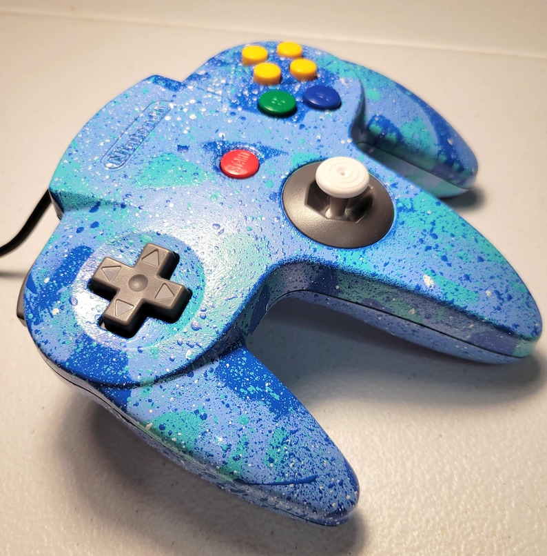 Refurbished Custom OEM N64 Controller Color: welkin Drift Rebuilt ...