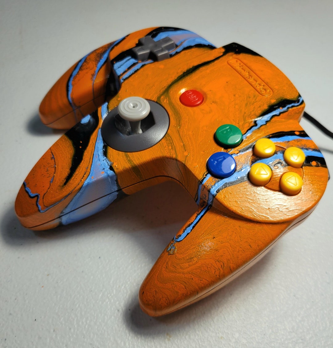 Refurbished Custom OEM N64 Controller - Color: Marlin - Rebuilt ...