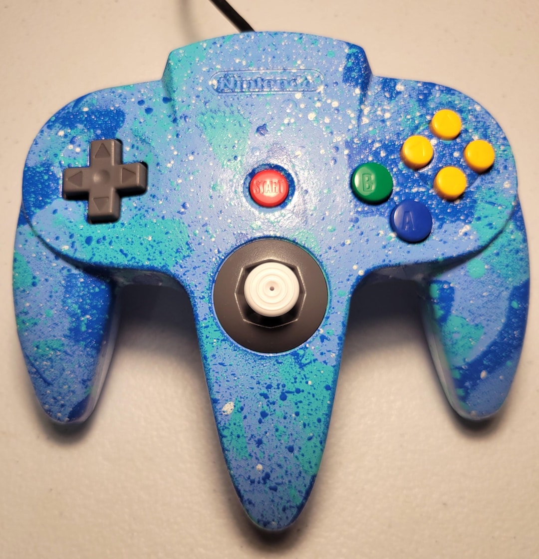 Refurbished Custom OEM N64 Controller Color: welkin Drift Rebuilt ...