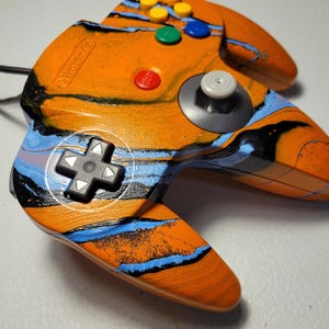 Refurbished Custom OEM N64 Controller - Color: Marlin - Rebuilt ...