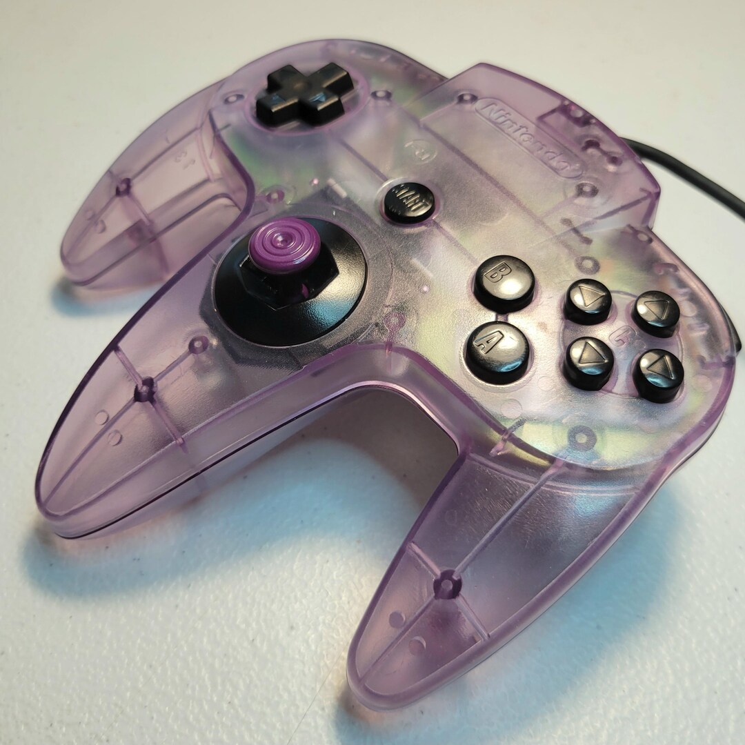 N64 OEM Rebuilt Custom Controller - Atomic Blackout - Etsy