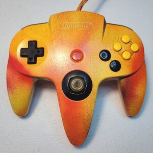 N64 OEM Rebuilt Custom Controller - "charizard" - Etsy