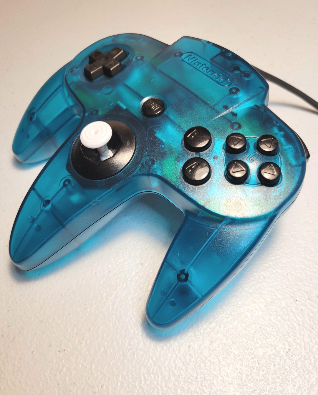 N64 OEM Rebuilt Custom Controller - Ice Blackout - Etsy