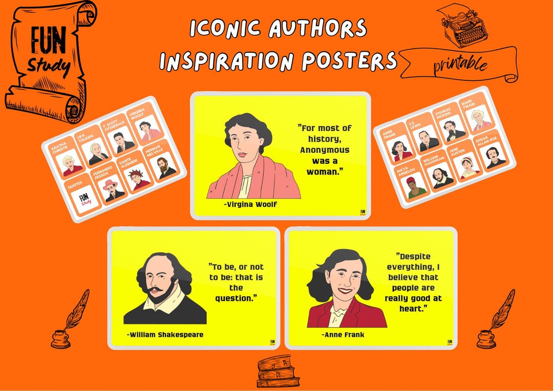 Printable Inspirational Literary Quotes From Iconic Authors, Quote ...