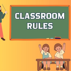 Classroom Rules Poster, Bilingual Classroom Poster English and German ...