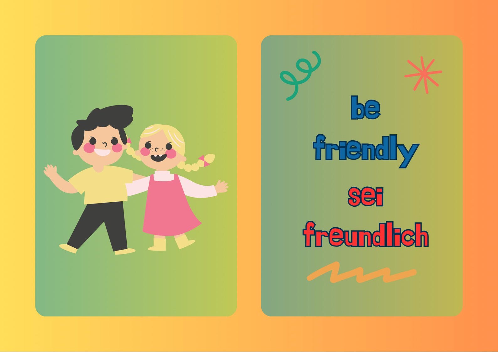 Classroom Rules Poster, Bilingual Classroom Poster English and German ...