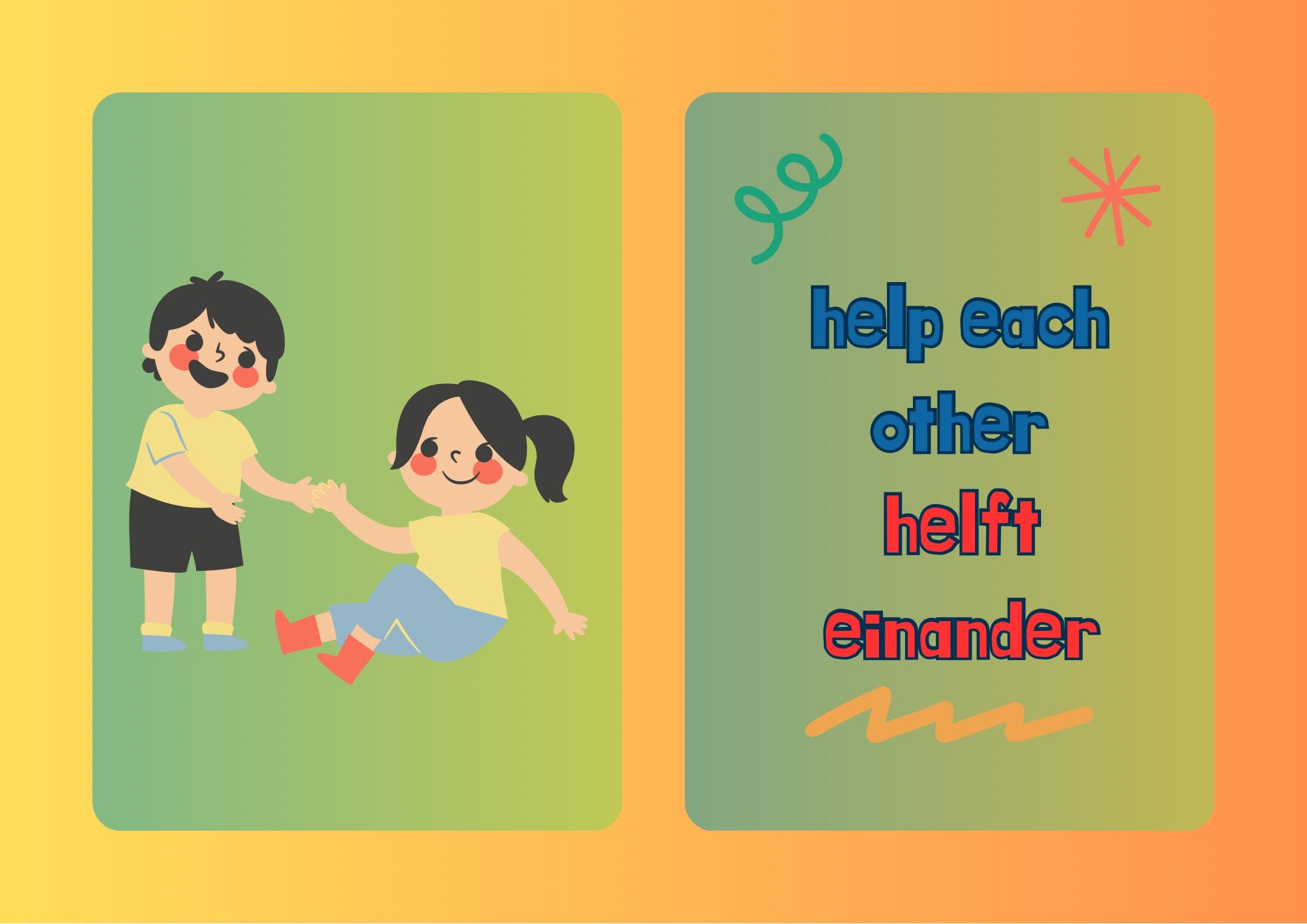 Classroom Rules Poster, Bilingual Classroom Poster English and German ...