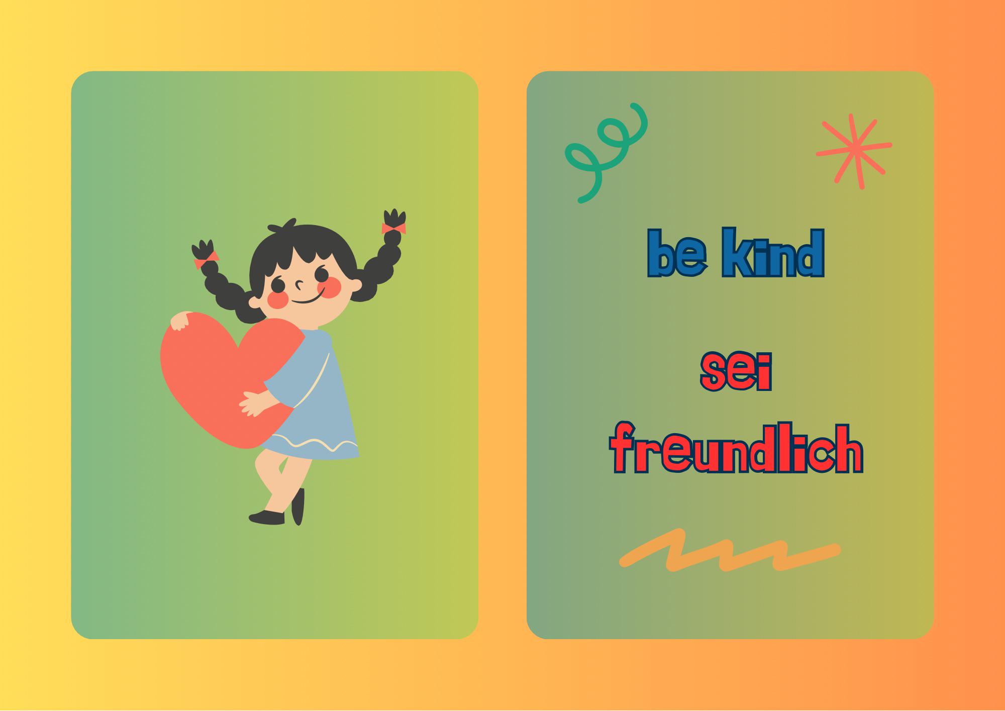 Classroom Rules Poster, Bilingual Classroom Poster English and German ...