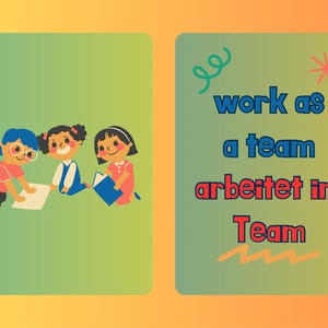 Classroom Rules Poster, Bilingual Classroom Poster English and German ...