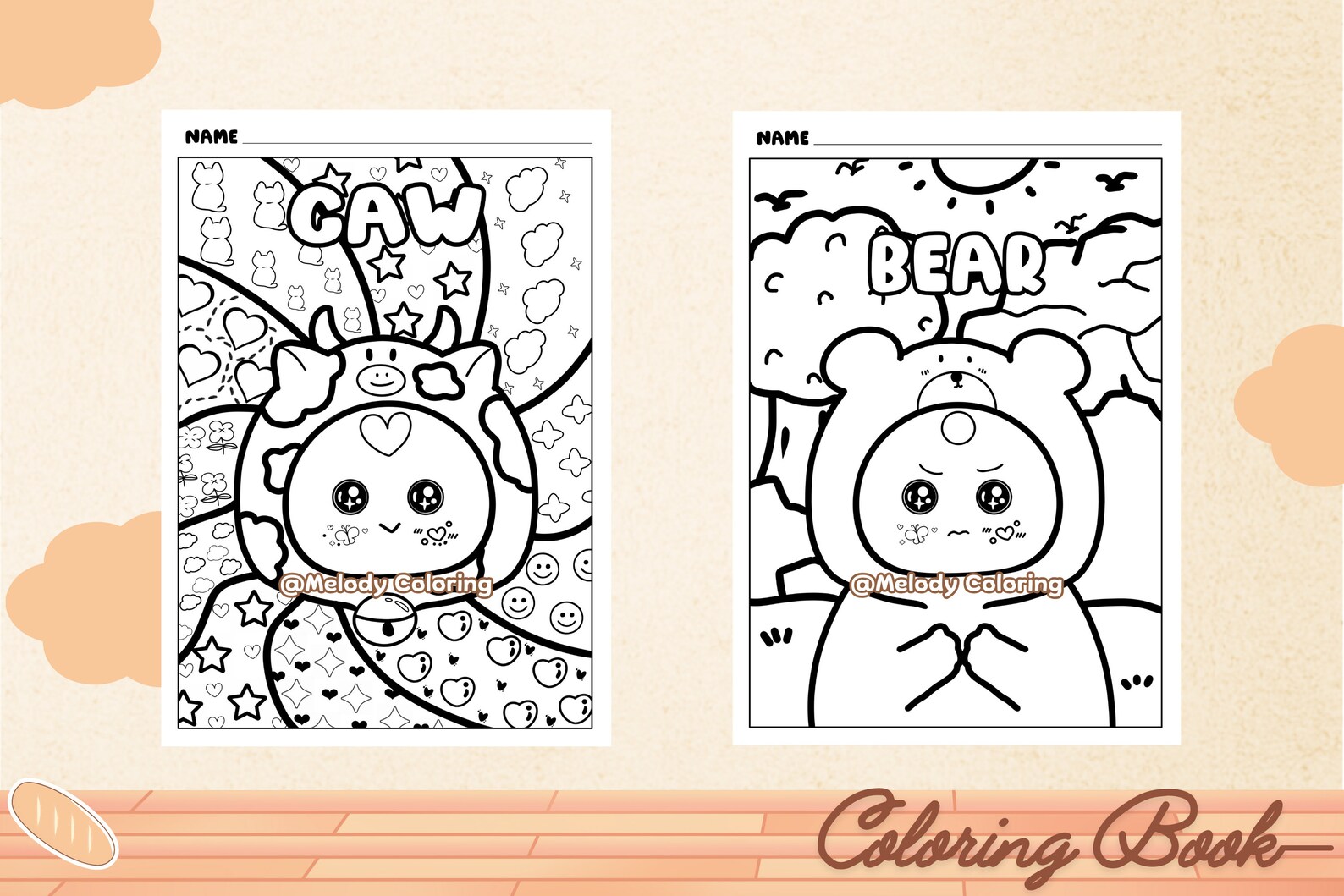 Animal Coloring for Kids : Coloring Page ,fun and Relaxing Designs for ...