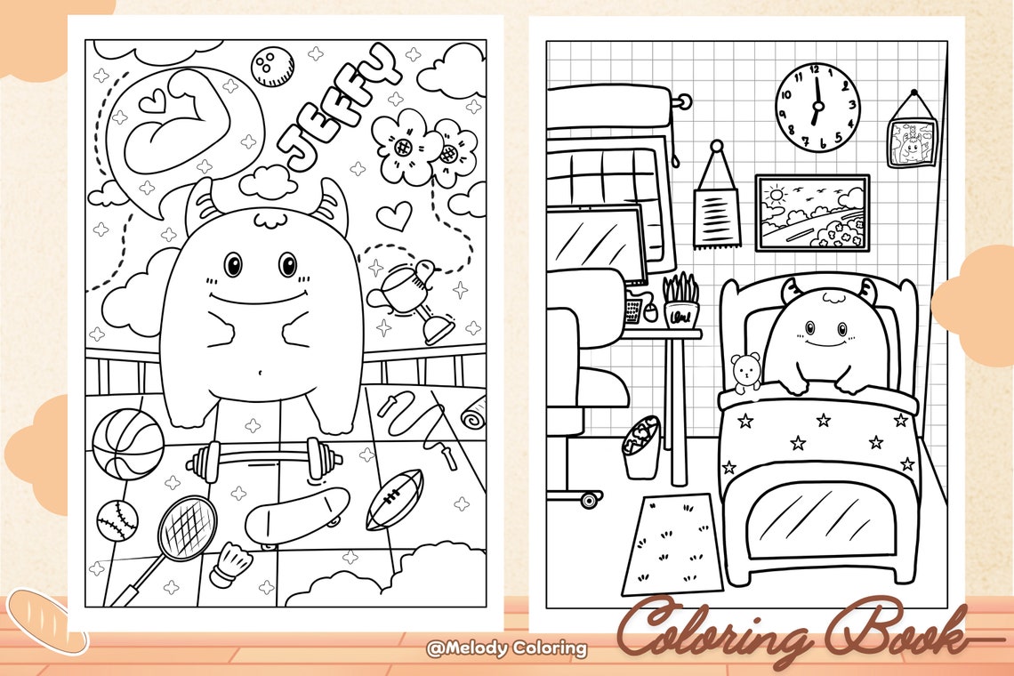 JEFFY Baby : Coloring Page ,fun and Relaxing Designs for All Ages ...