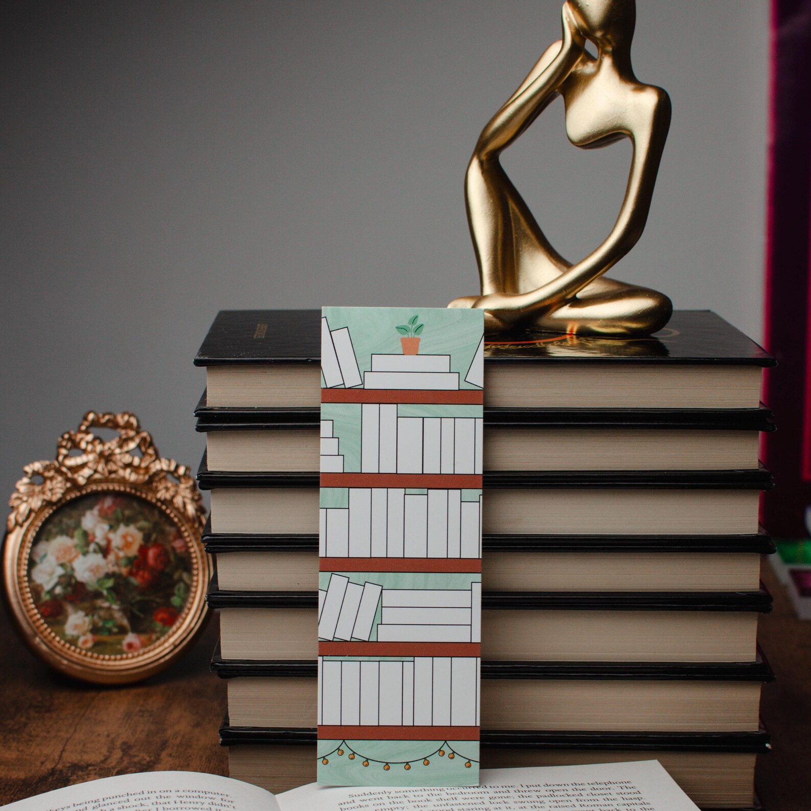 Book Tracker Bookmark / Bookshelf Tracker Bookmark / Tracking Bookmark ...