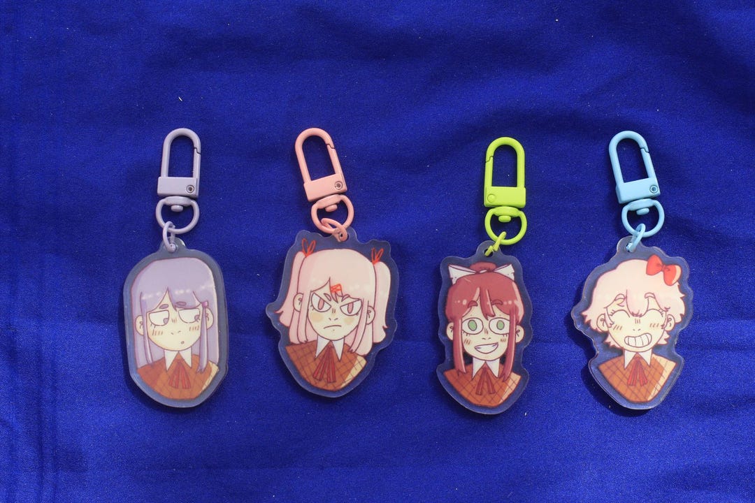 Doki Doki Literature Club Keychain - Etsy UK