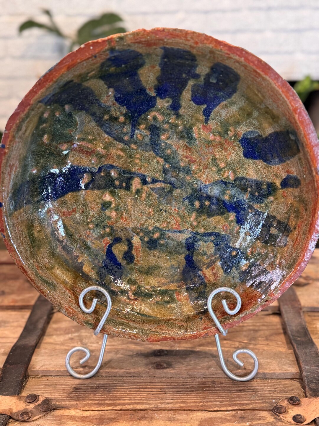 Handmade Signed Pottery Bowl Earthy Tones Heavy Bowl Signed Gula Red ...