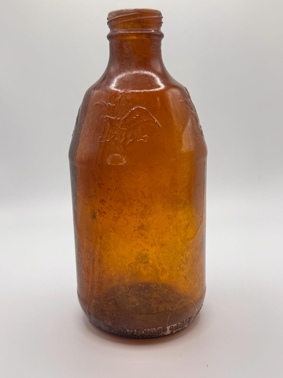Beer Bottle Amber Color Vintage Bottle 24 on the Bottom, Plant ...