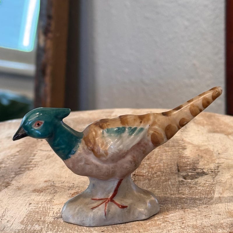 Ceramic Pheasant Figurine - Etsy