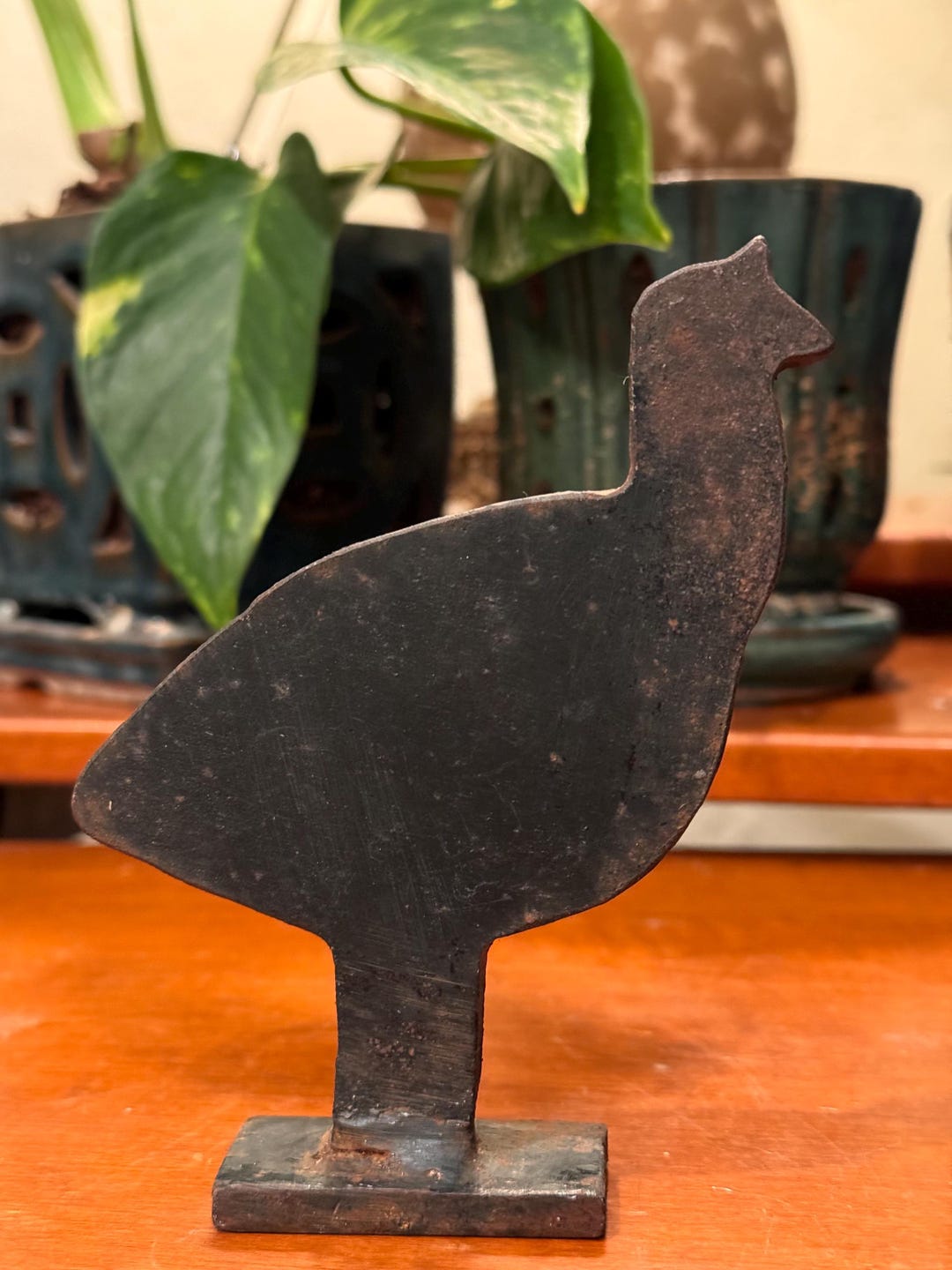 Vintage Antique Cast Iron Turkey Steel Turkey/bird Silhouette Shooting ...