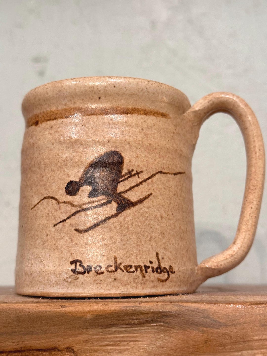 Vintage Breckenridge Colorado Pottery Mug Handmade Handcrafted Hand ...