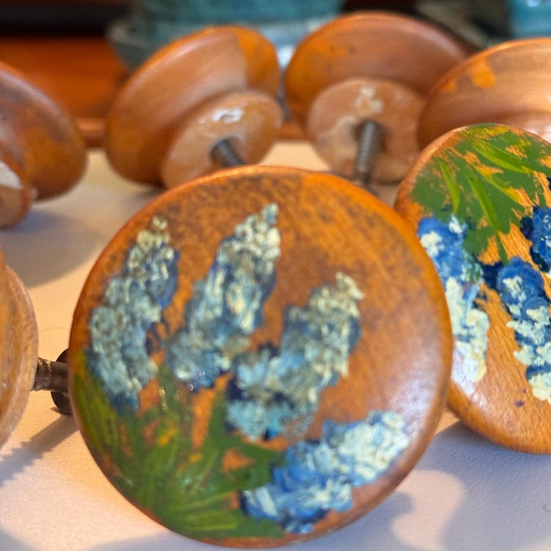 Hand Painted Knobs - Etsy
