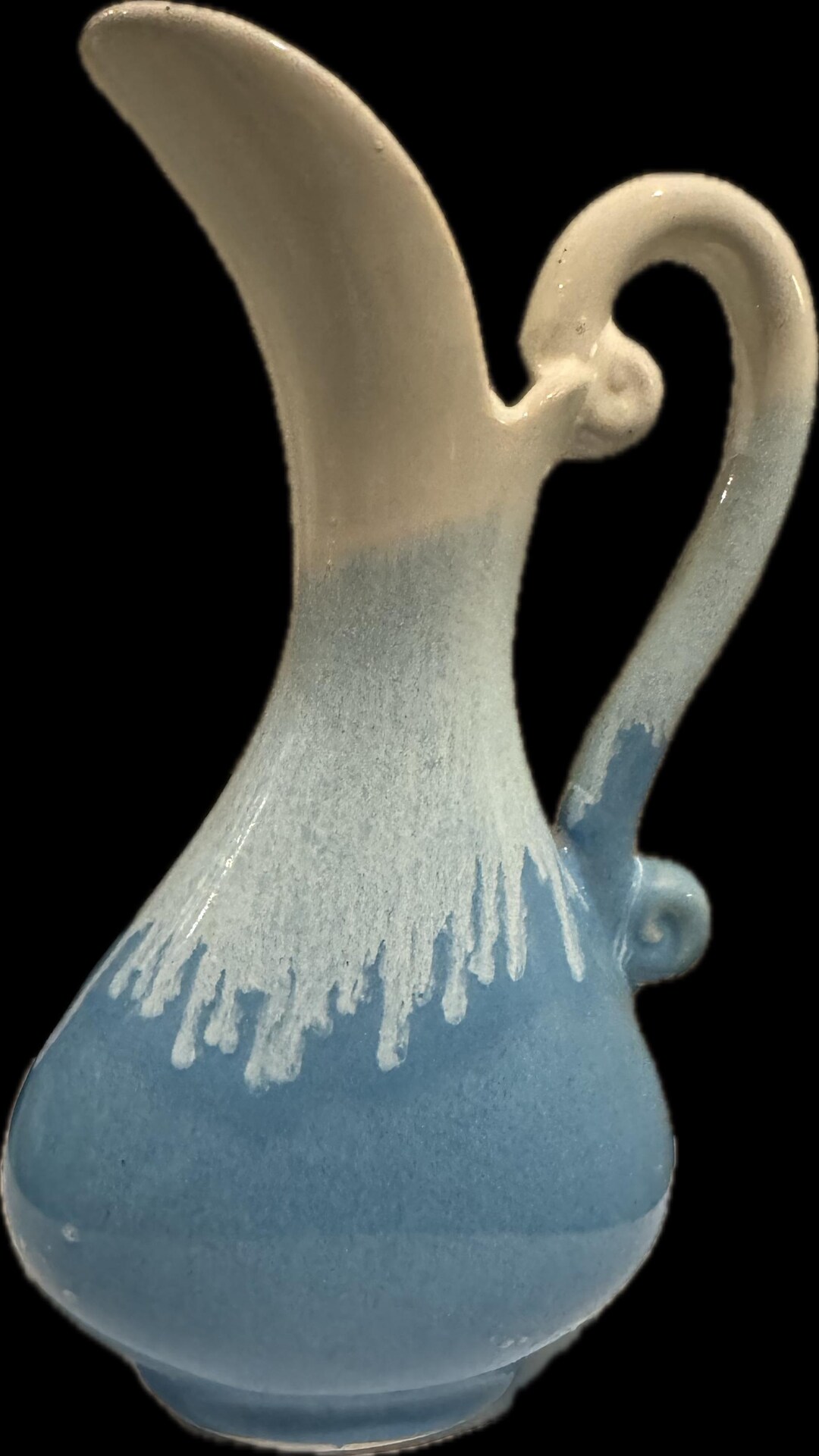 Antique Blue and White Designer Studio Pottery Pitcher Hand Made ...