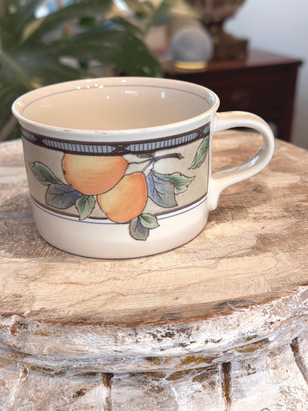 Mikasa Intaglio CAC29 Garden Harvest Mug - 3.5” Diameter and 2.5” Tall ...