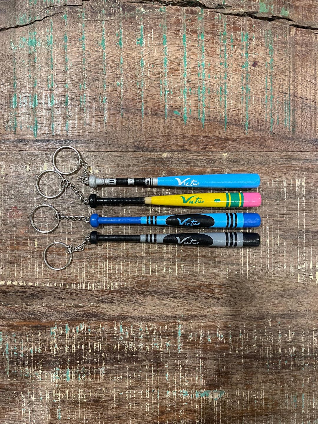 Mini Baseball Bat Keychain - Etsy