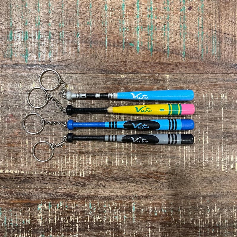 Baseball Keychain - Etsy