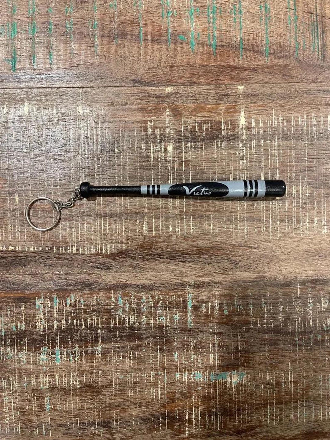 Mini Black Crayon Baseball Bat Keychain - Etsy