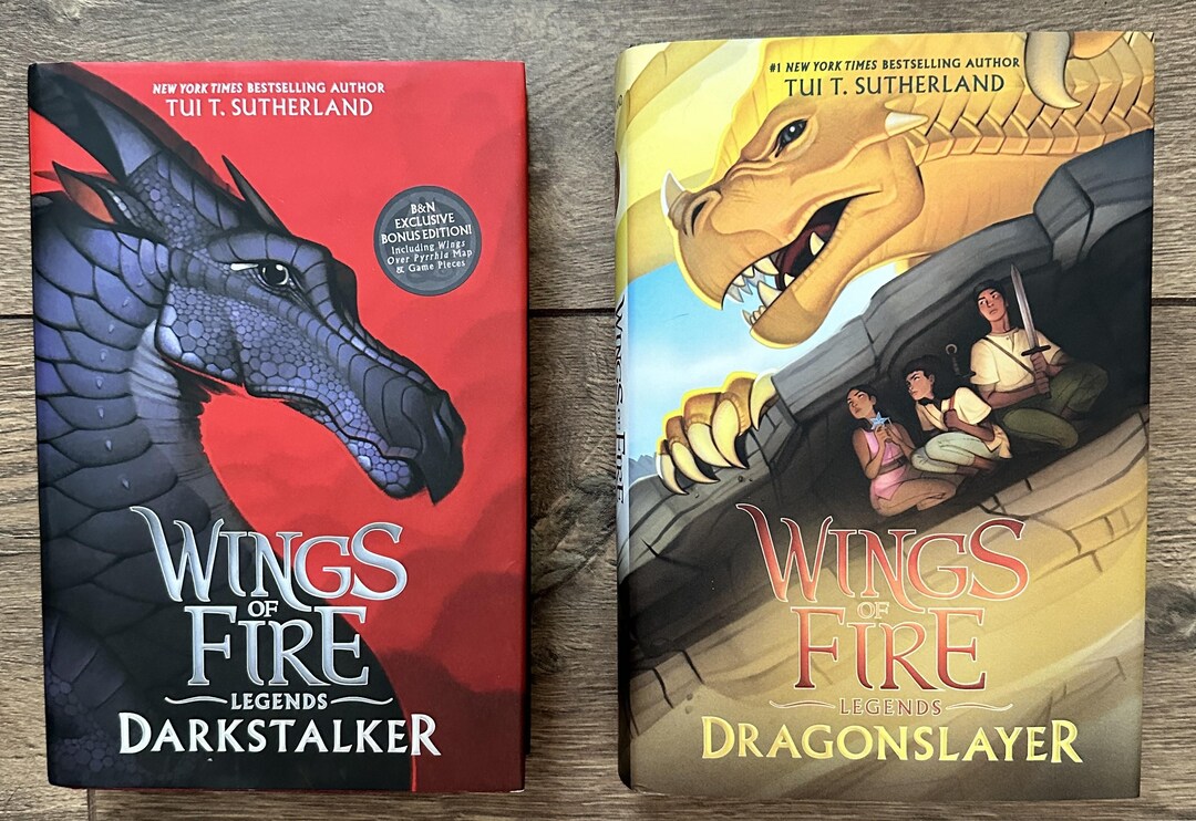 Wings of Fire Legends Books by Tui T. Sutherland Darkstalker and ...