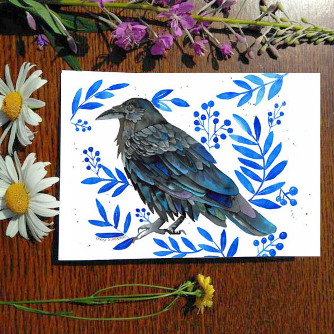 Blue | Greeting Card | 5 X 7 Card | Cheryl Lacy - Etsy