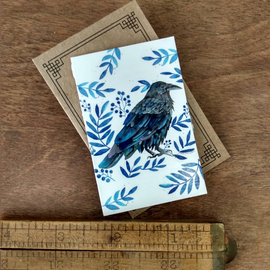 Blue Mini Greeting Card 2x3 Card Cheryl Lacy - Etsy
