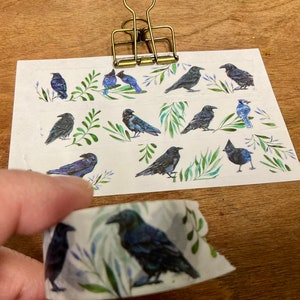 Nature Washi Tape - Ravens - Etsy
