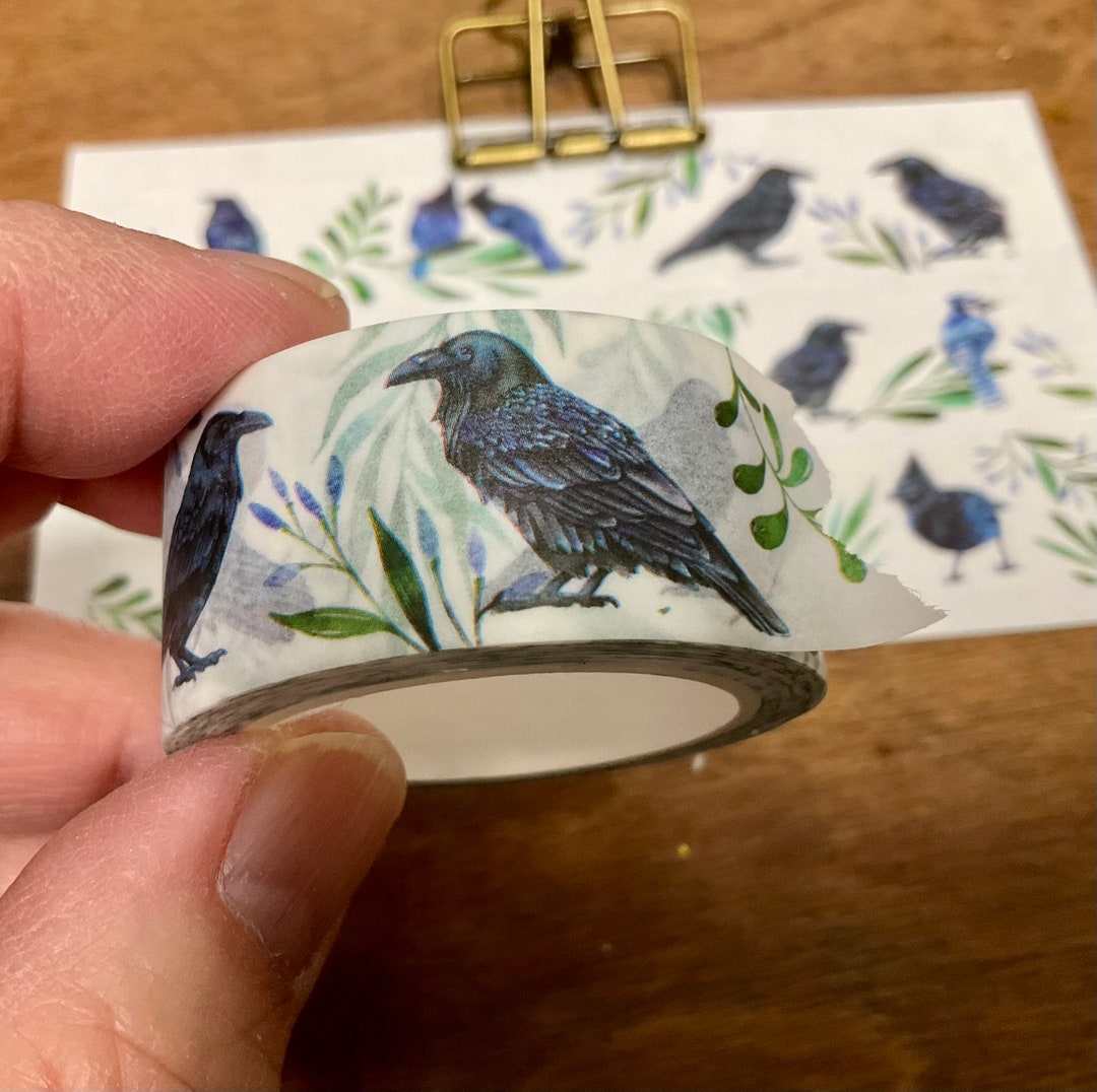 Nature Washi Tape - Ravens - Etsy