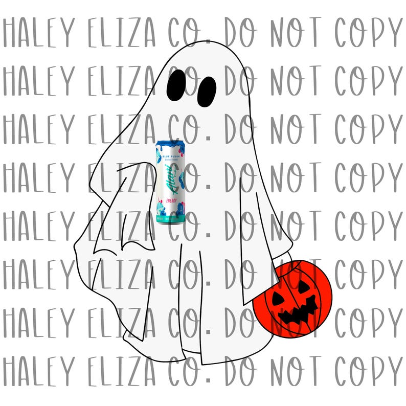 Halloween Alani Nu Ghost PNG, Funny Slush Design (digital Download) - Etsy