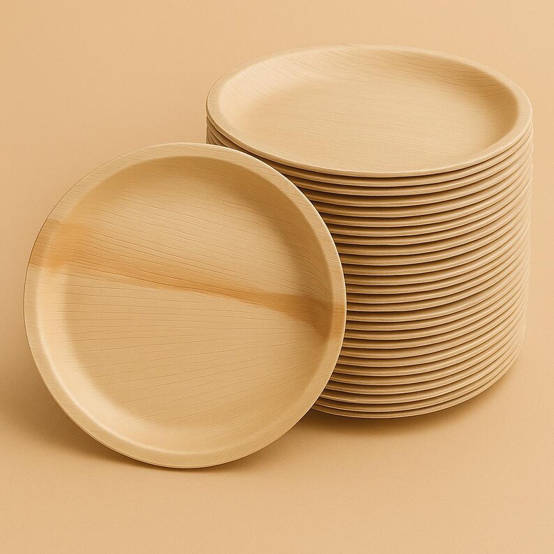 Wedding Round Plates – Eco-friendly Wedding Dinnerware, Compostable ...