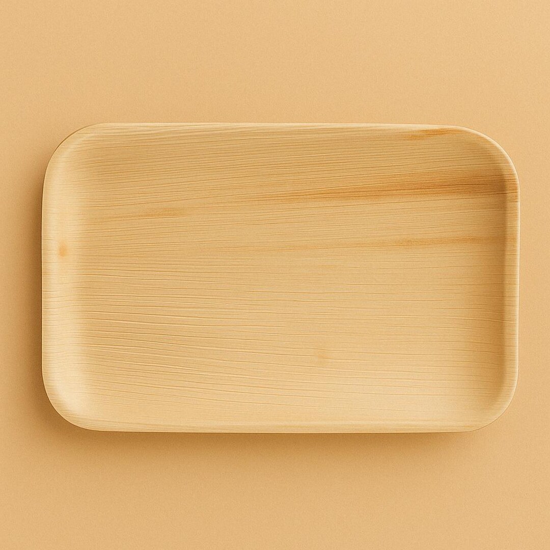 Rectangle Shape Palm Leaf Trays – Disposable Eco-friendly ...