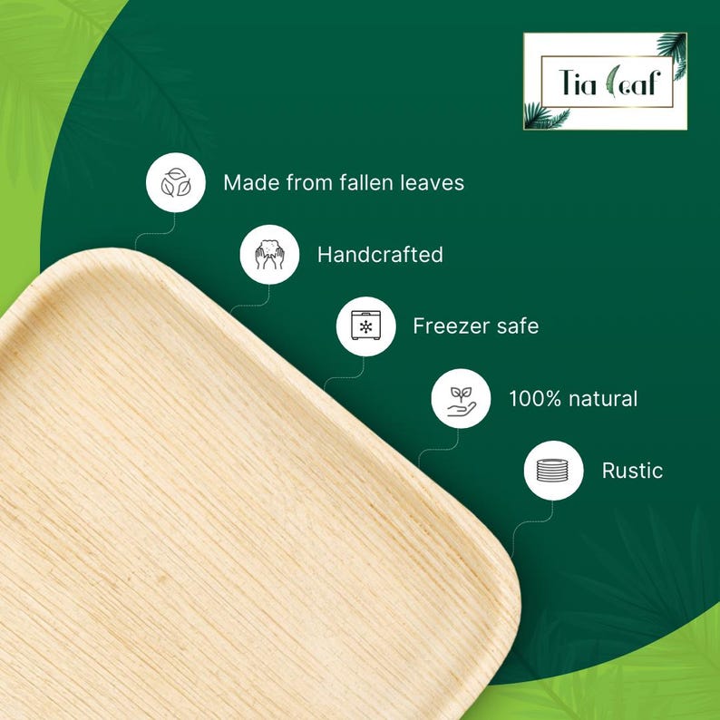 Oval Shape Palm Leaf Trays – Disposable Eco-friendly & Biodegradable ...