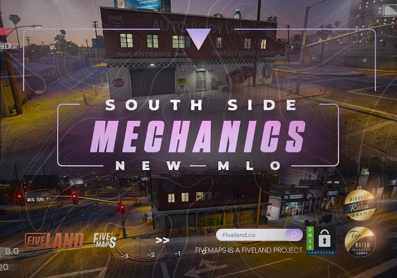 Fivem South Side Mechanic MLO: Luxurious Urban Map - Etsy