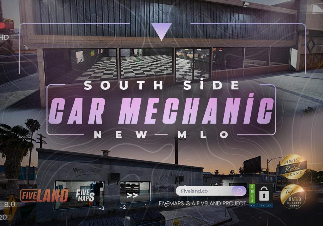Fivem - South Side Mechanic and Cardeiler MLO | Fivem Mechanic | Fivem ...