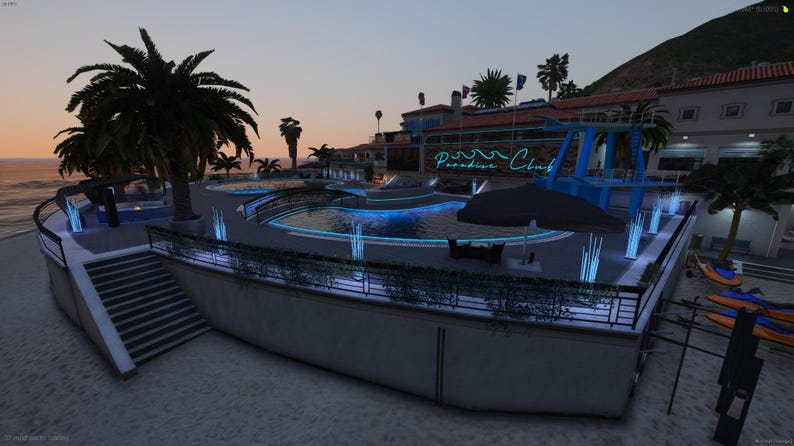 Fivem Beach Party Club MLO: Luxury Poolside Nightlife - Etsy