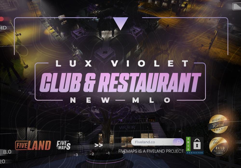 Fivem Lux Violet Club & Restaurant MLO: Immersive Map - Etsy