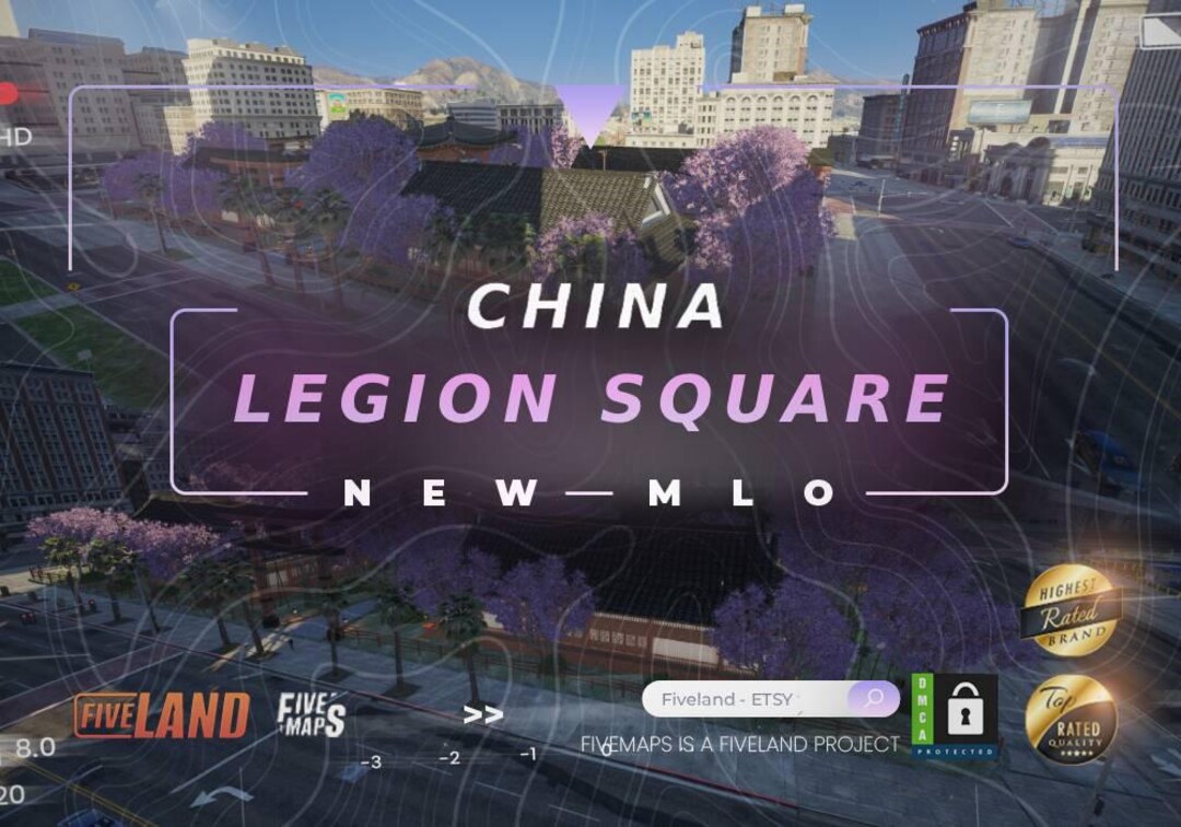 CHINA-LEGION-QUADRAT Mlo | FiveM Karte | Chinatown-Thema ...