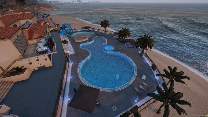 Fivem Beach Party Club MLO: Luxury Poolside Nightlife - Etsy