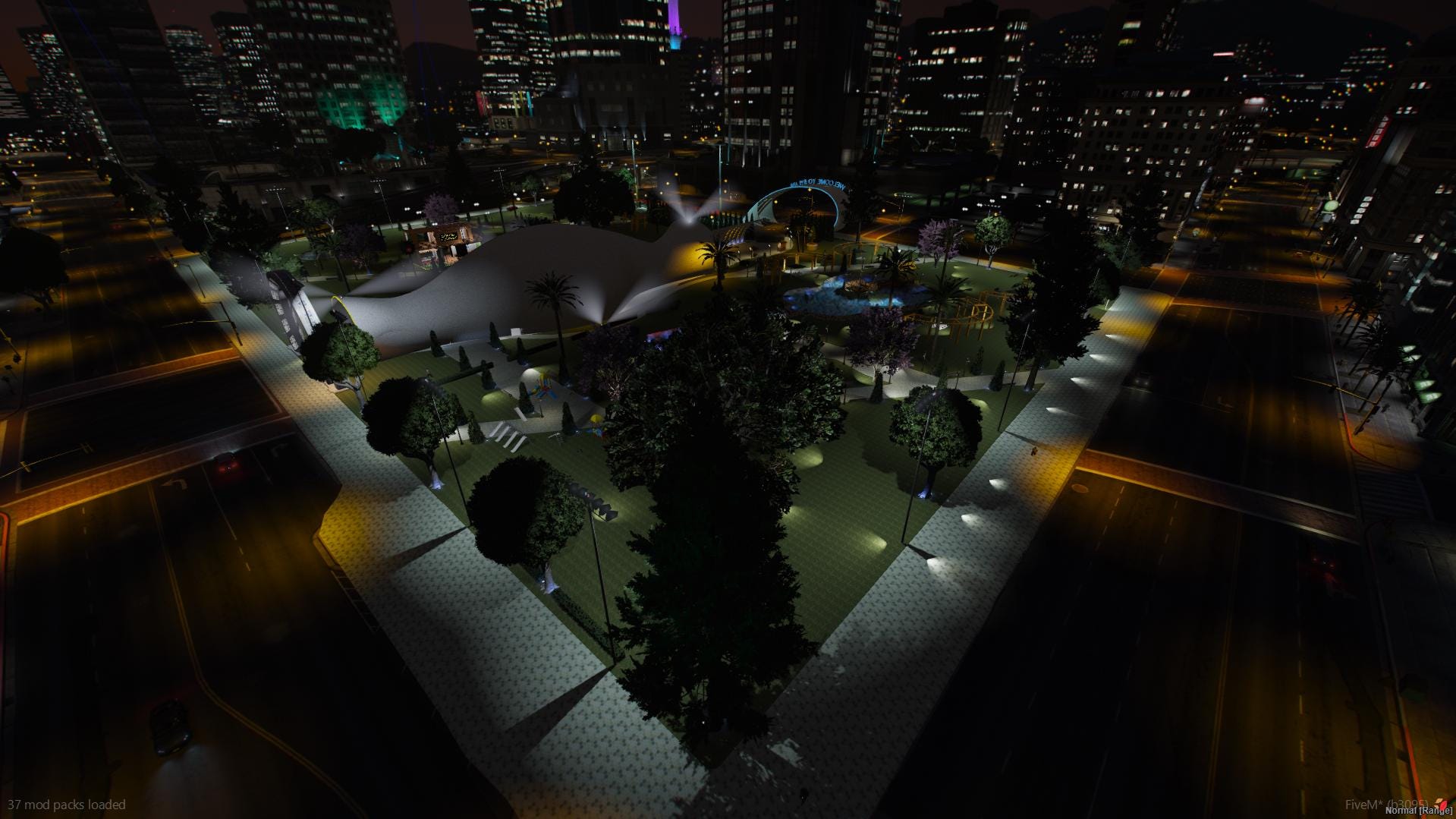 Fivem - Glamorous Legion Square MLO | Fivem MLO | Fivem Central Park ...