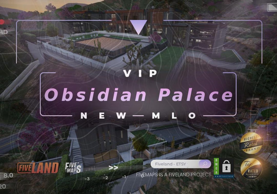 FiveM Obsidian Palace MLO : FiveM MLO - Luxury Mansion MLO - Etsy France