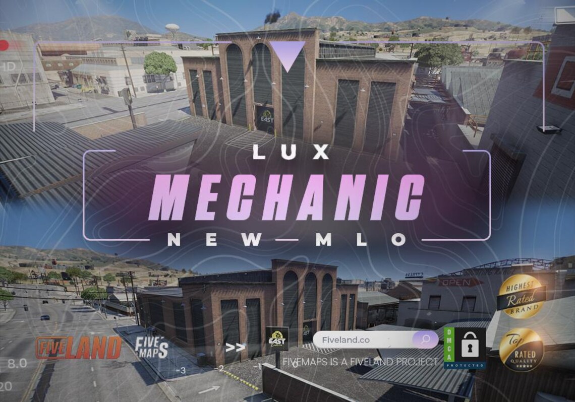 Fivem Luxury Mechanic MLO: High-tech Auto Workshop - Etsy