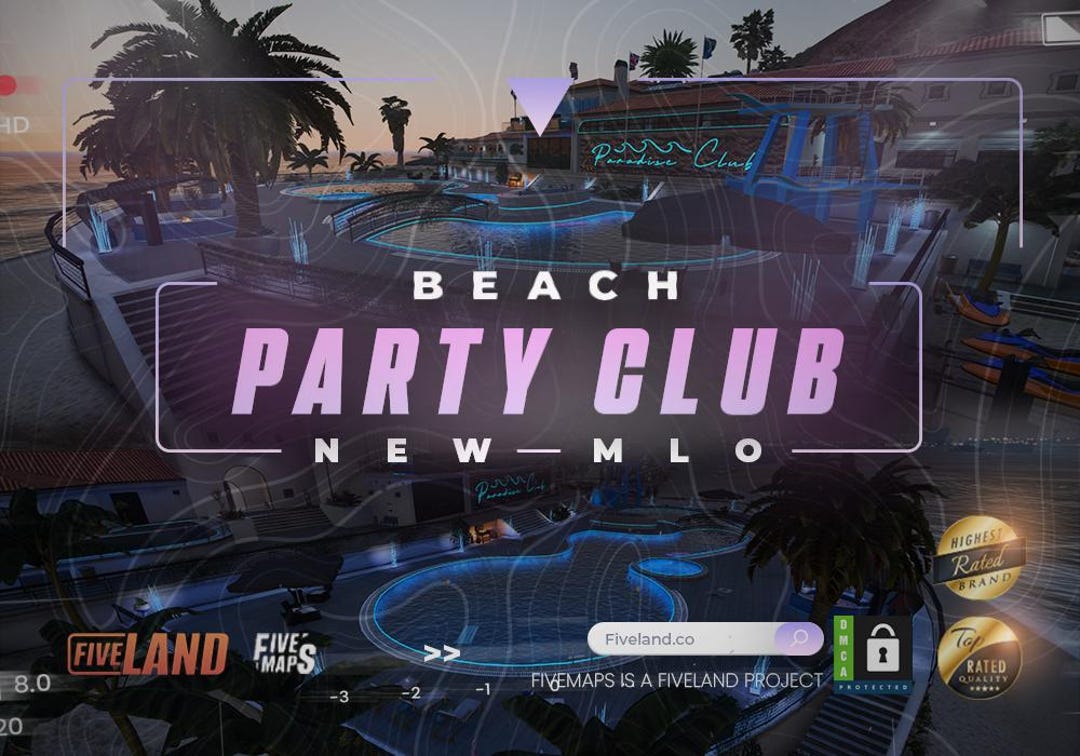 Fivem Beach Party Club MLO: Luxury Poolside Nightlife - Etsy