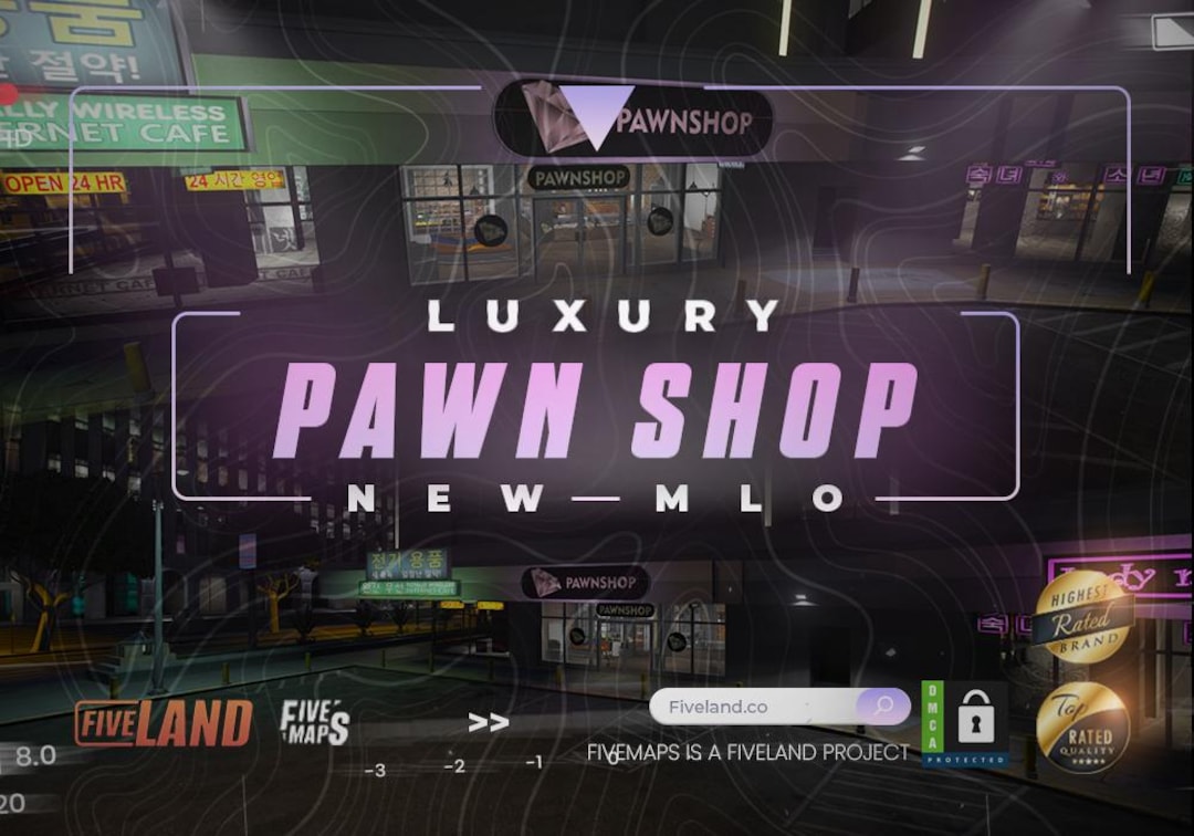 Fivem Luxury Pawn Shop MLO: High-end Map - Etsy