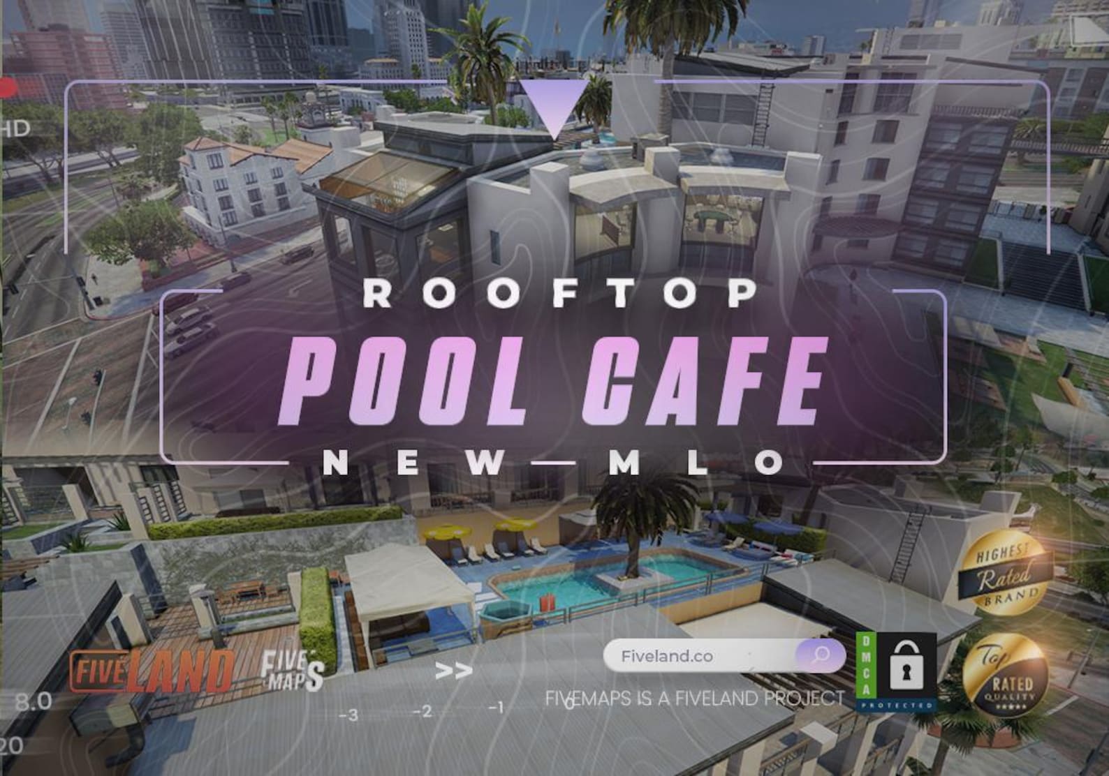 Fivem Rooftop Pool Café MLO - Etsy